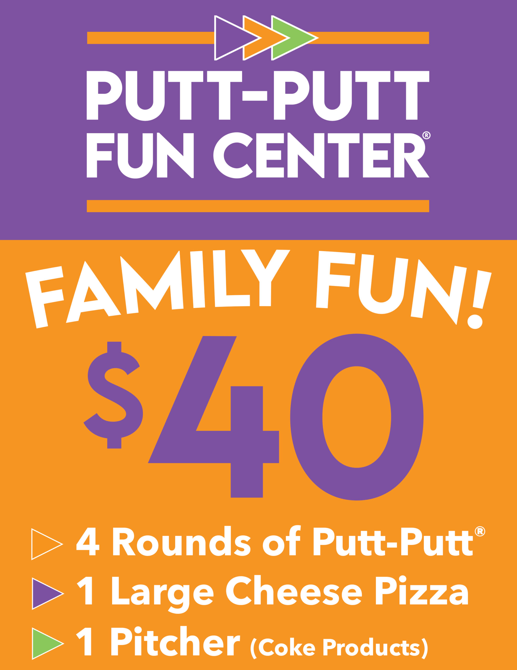 Putt-Putt Fun Center® Fayetteville, NC | Let the Fun Begin!™