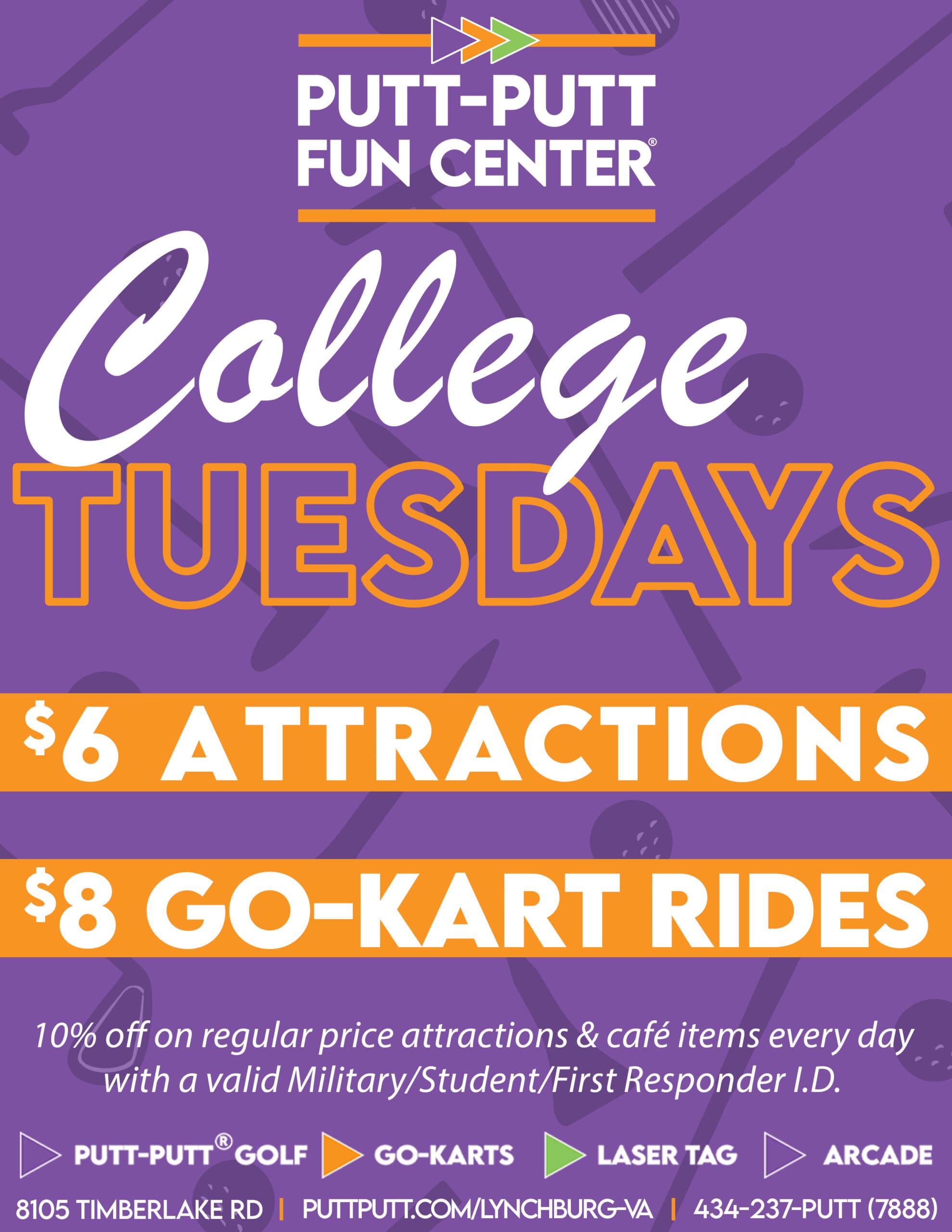 Putt-Putt Fun Center® Lynchburg, VA | Let the Fun Begin!™